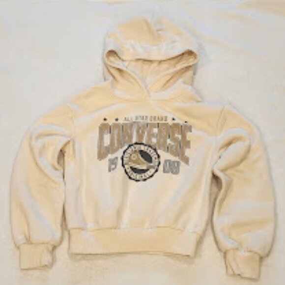 Converse | Shirts & Tops | Converse Kids Sweatshirt With Hoodie Size ...
